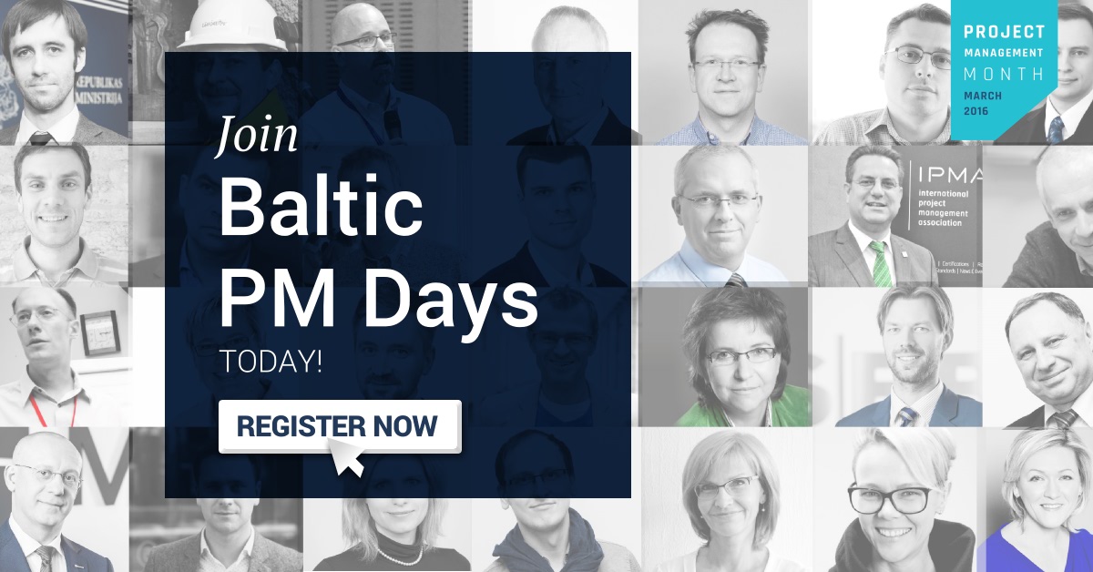Baltic Project Management Days 2016 - Visual Expert.